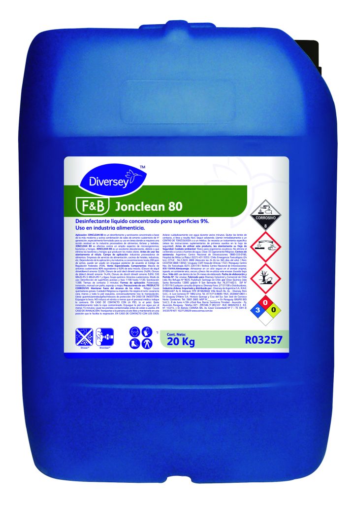 Desinfectante Jon Clean 80 Diversey Arequipa Cuzco